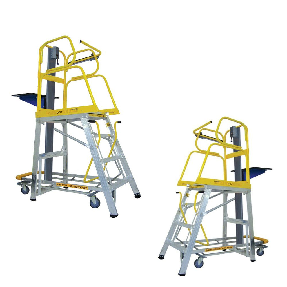 StockMaster Lift-Truk Order Picking Ladder - Car Covers and Shelter